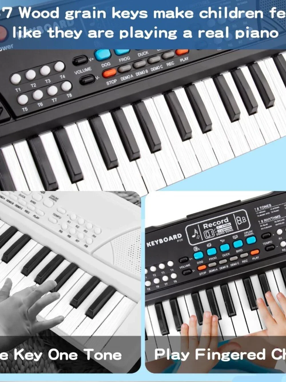 Toys | 37 Key Upgrade Piano Keyboard For Kids Musical Toys Ages 35 ...